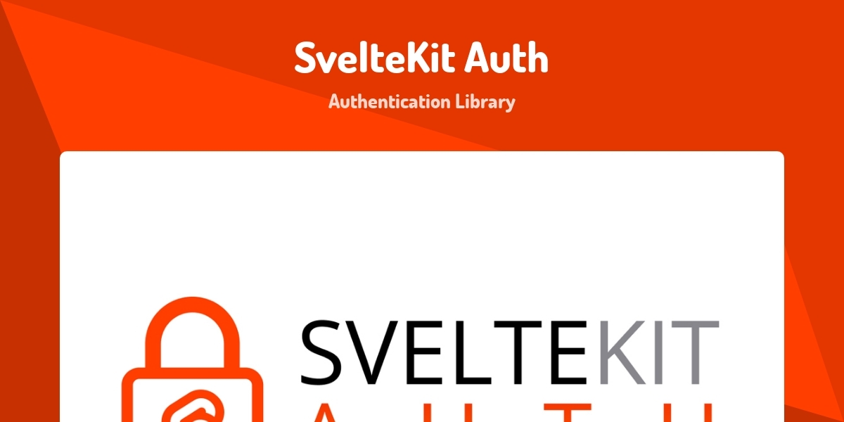 Sveltekit Auth Authentication Library Made With Svelte